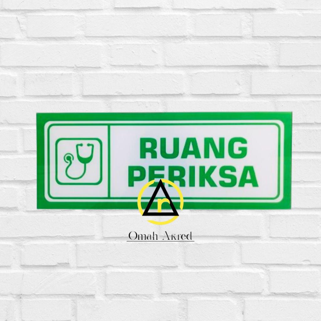 Jual Stiker Ruang Periksa - Stiker Vinyl - Nama Ruang | Shopee Indonesia