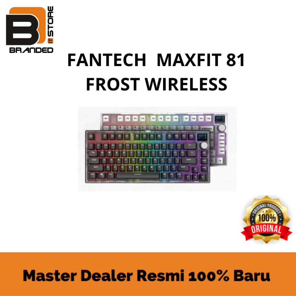 Jual FANTECH MAXFIT81 75% BAREBONE FROST WIRELESS MECHANICAL Gaming ...