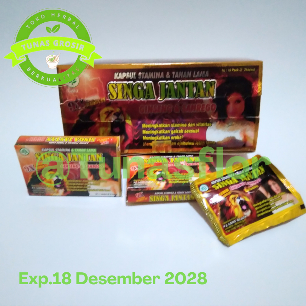 Jual SINGA JANTAN Kapsul Original 100% KEMASAN NEW! | Shopee Indonesia