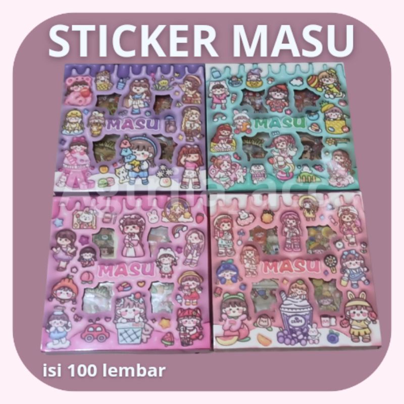 Jual STICKER MASU ORIGINAL ISI 100 LEMBAR | Shopee Indonesia