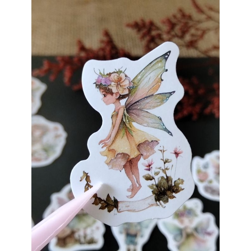 Jual La Felicia Sticker Fairy Tale Peri kecil Untuk Jurnal Scrapbook ...