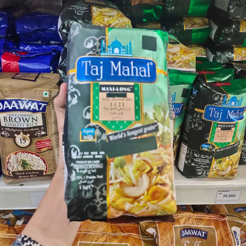 Jual Beras Basmati Taj Mahal 1kg | Shopee Indonesia