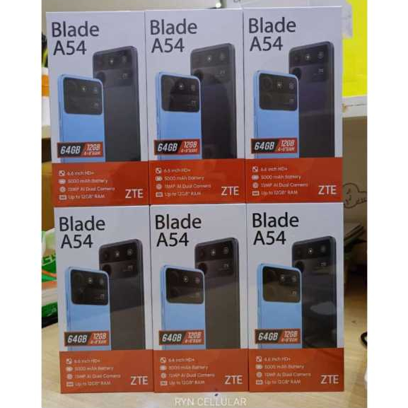 Jual ZTE Blade A54 NFC 4/64GB New Garansi Resmi indonesia | Shopee ...