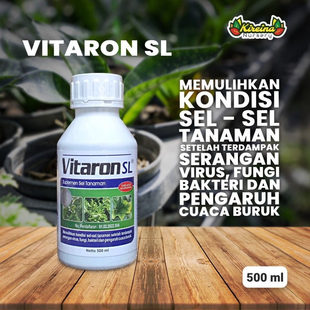 Jual Vitaron SL 500ml - Untuk Memulihkan Tanaman Dari Serangan Virus ...