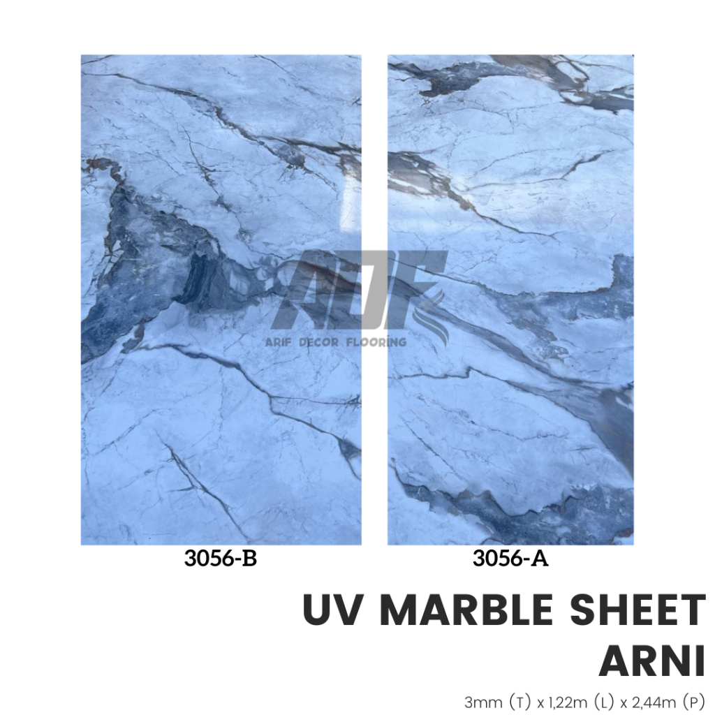 Jual PVC UV Marble Sheet / PVC Marmer Arni Tebal 3mm - Panel Dinding ...