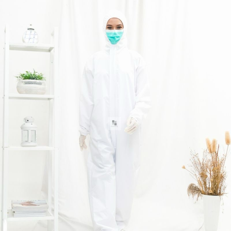 Jual APD Hazmat Spunbond 75gr | Hazmat Suit | Baju Hazmat | Baju ...