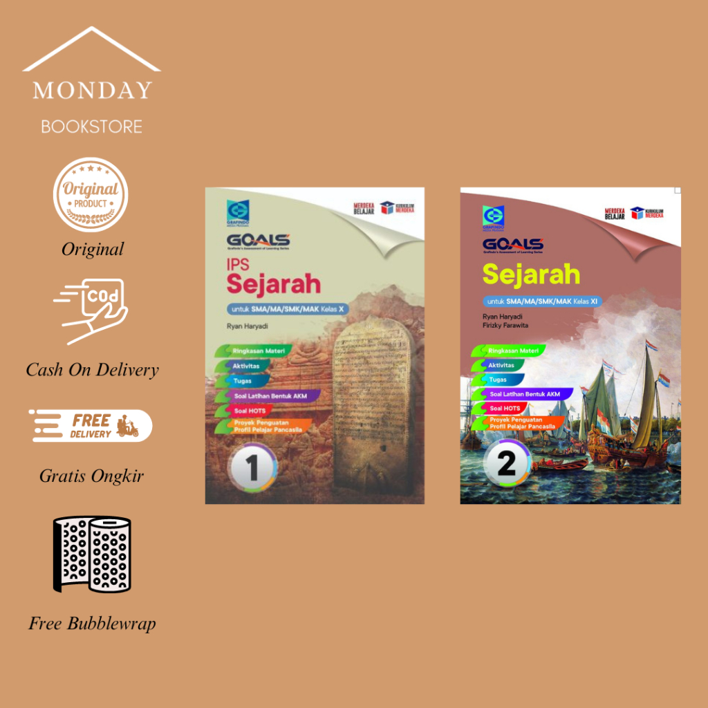 Jual GRAFINDO SMA - GOALS IPS Sejarah SMA/MA/SMK/MAK Kelas 10,11,12 KURIKULUM MERDEKA | Shopee ...