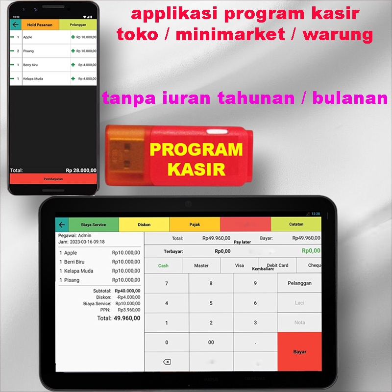 Jual program Kasir untuk Usaha Toko minimarket warung Retail UMKM dll ...