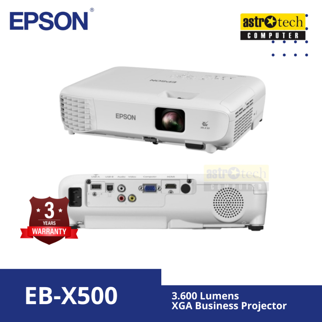 Jual Proyektor EPSON EB X500 PROJECTOR EPSON EB-X500 3600LUMENS XGA ...