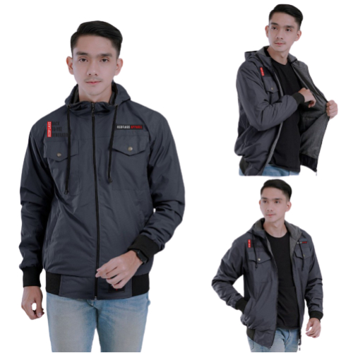 Jual Jaket Parasut Pria Dan Wanita Waterproof Hoodie Jumbo Outdoor ...