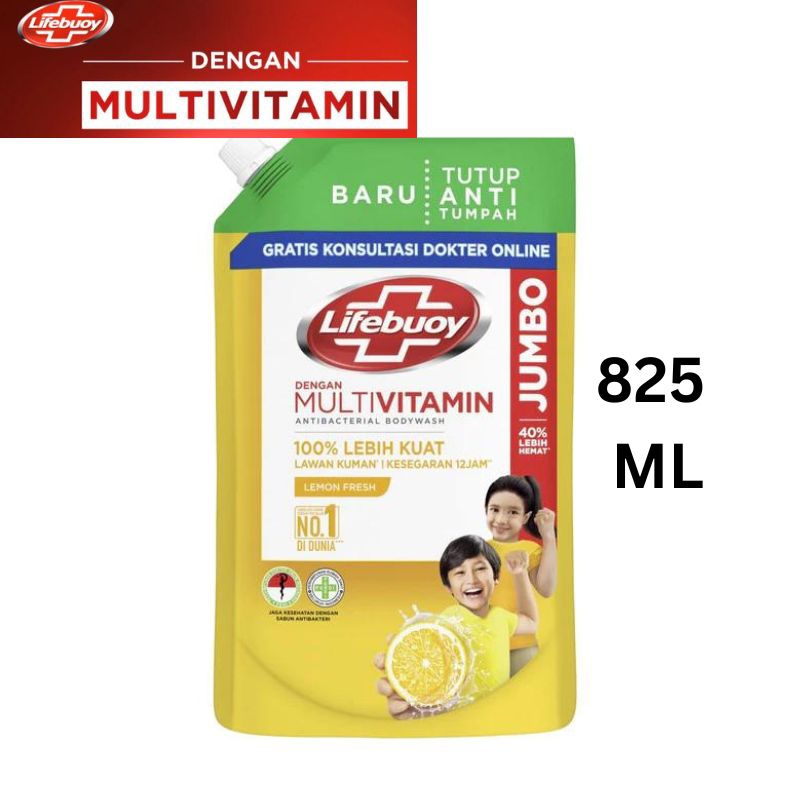 Jual Lifebuoy Kuning Sabun Mandi Cair 825 ML EXP 2026 | Shopee Indonesia