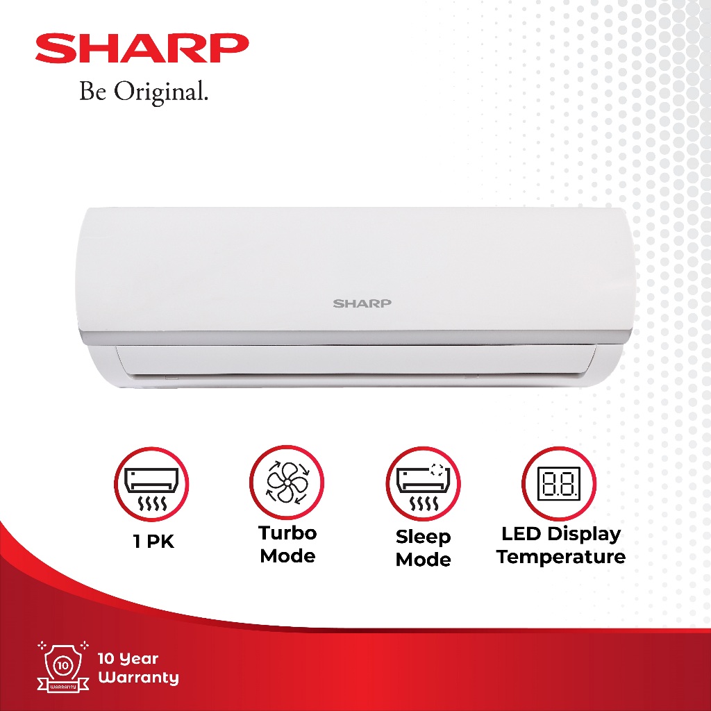 Jual Sharp AC 1 PK AH-A9ZCY Air Conditioner Split Standard 765 Watt ...