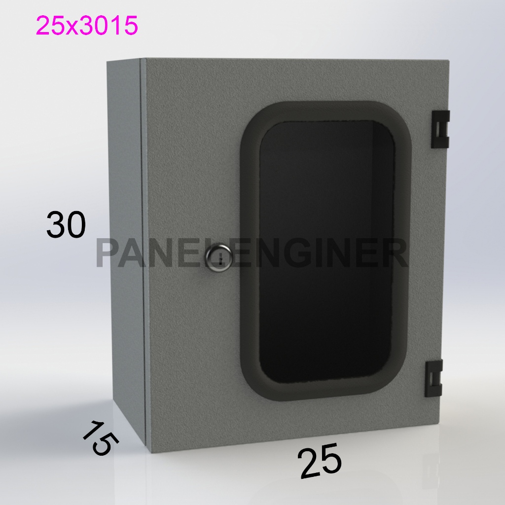 Jual BOX PANEL indoor 25x30x15 PLAT 0,8mm Acrylic CAT TEXTUR POWDER ...