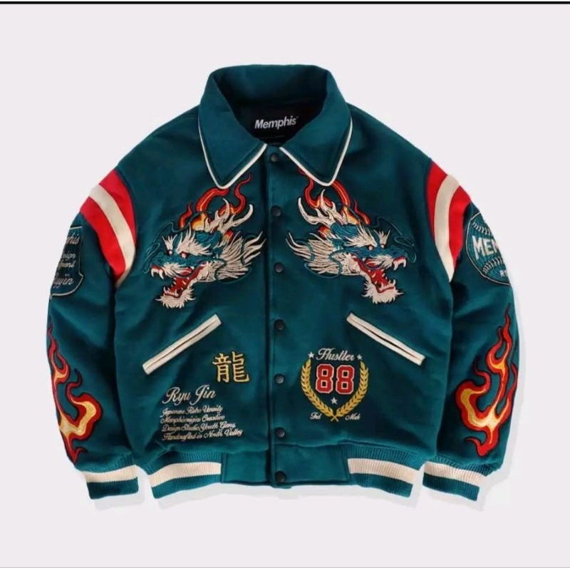 Jual Varsity Jacket - RYUJIN [limited edition] | Shopee Indonesia