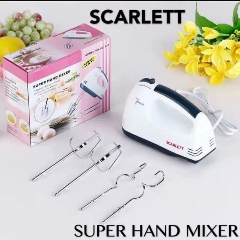 Jual Mixer mini scarlett 7 kecepatanFeaturesHandheld MixerMixer tangan ...