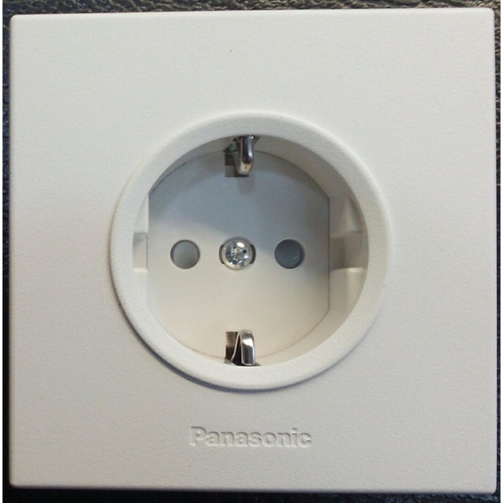 Jual Stop Kontak Panasonic Black, White, Silver (MWS) WESJP1121 CP ...