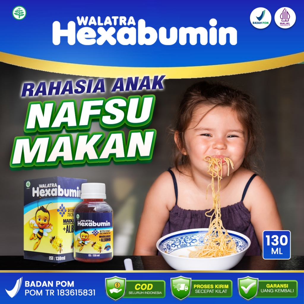 Jual Hexabumin Obat Herbal 100% Asli - Penumbuh Selera Nafsu Makan Anak ...