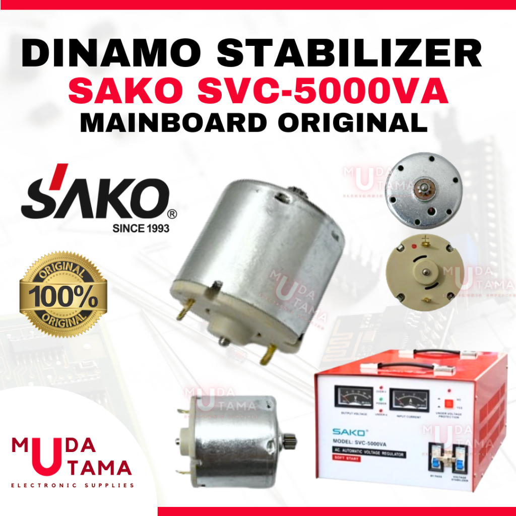 Jual Dinamo Stabilizer SAKO SVC-5000VA ORIGINAL - Motor Stabilizer SAKO ...