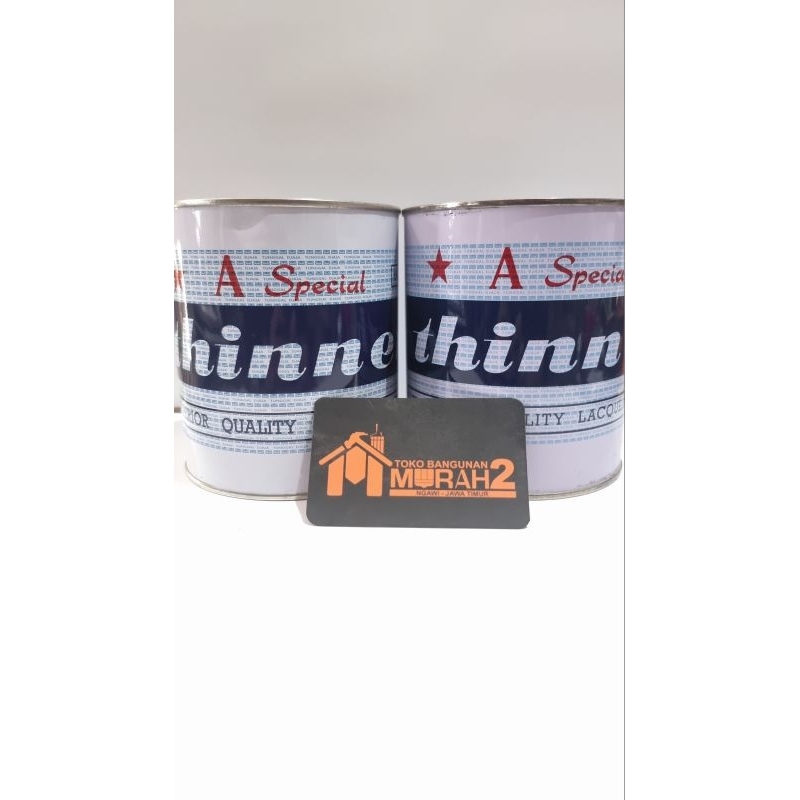 Jual Thinner / pengencer cat A biasa, A special - Thinner Tunggal Jaya / Thinner Bintang 1 Lt ...