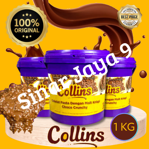 Jual COLLINS Choco Crunchy 1kg / Selai Roti Coklat Crunchy | Shopee ...