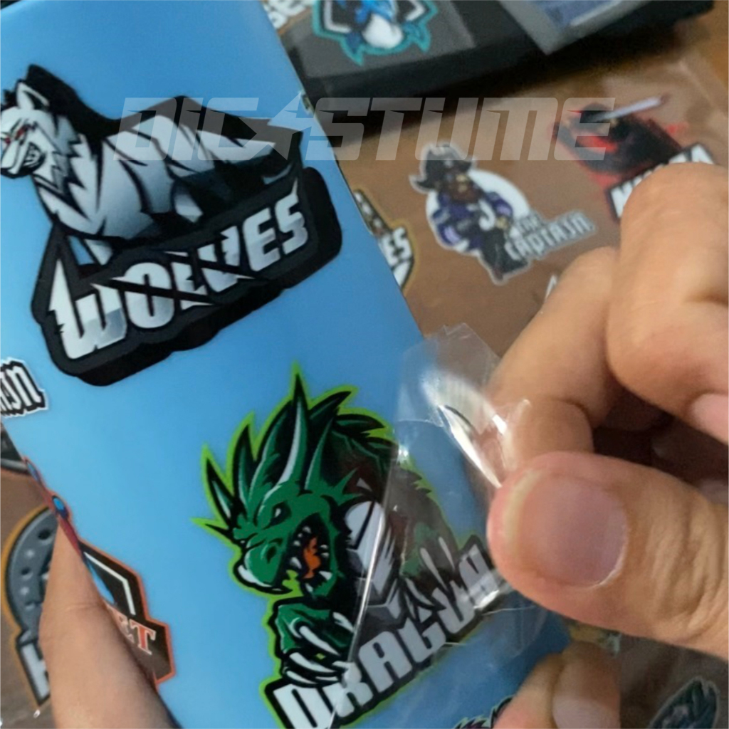 Jual Cetak Stiker DTF UV / Print DTF UV / Decal Kering / Stiker Decal ...