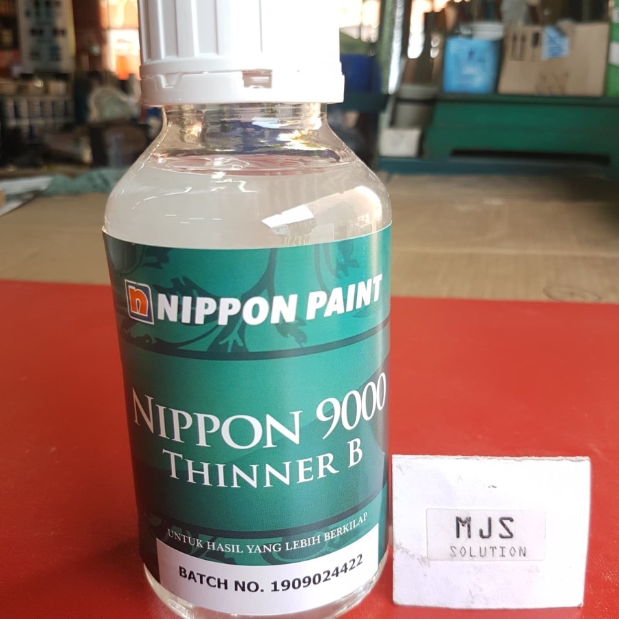 Jual THINNER NIPPON 9000 0.5 LITER THINER B CAT MINYAK KAYU BESI PAINT | Shopee Indonesia