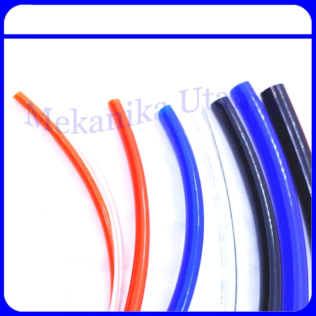Jual Selang PU Roll ; PU8x5 ; PU5x8 Polyurethane ; PU Hose / Tubing PU ukuran 8mm x 5mm per Roll ...