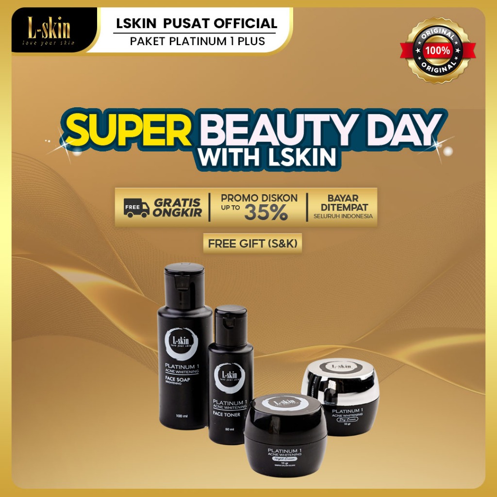 Jual L-skin Paket Platinum 1 Plus | Cream Untuk Mengatasi masalah Kulit ...