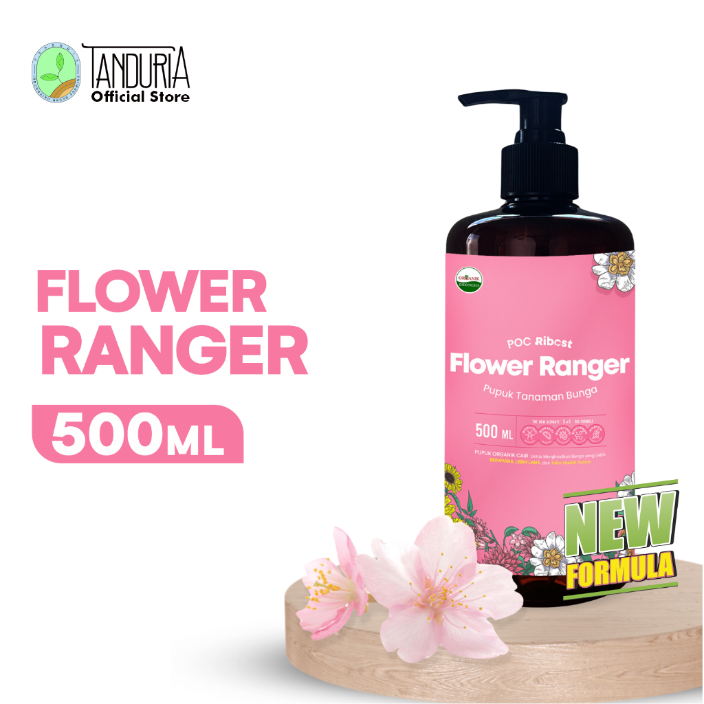 Jual RIBOST - Flower Ranger Melebatkan Bunga Pupuk Organik Cair 1 Liter ...