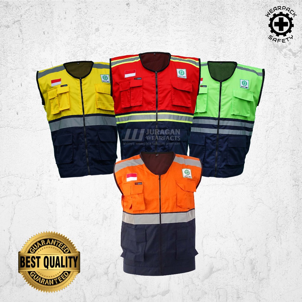 Jual Rompi K3 / Rompi Kerja Proyek Varian Rompi | Shopee Indonesia