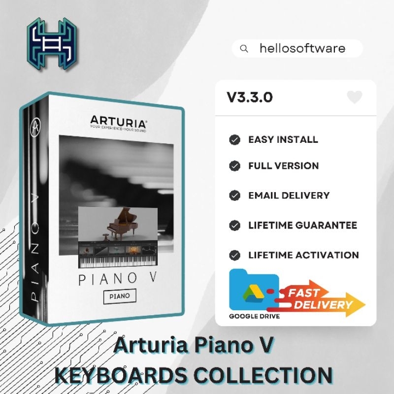 Jual Arturia Piano V3 v3.3.0 & Keyboards Collection 2023.12 Full ...