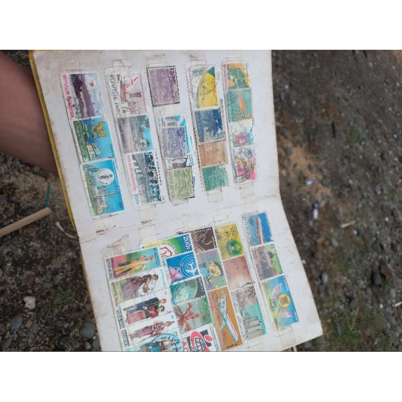 Jual koleksi buku stamp album perangko jadul lawas antik | Shopee Indonesia