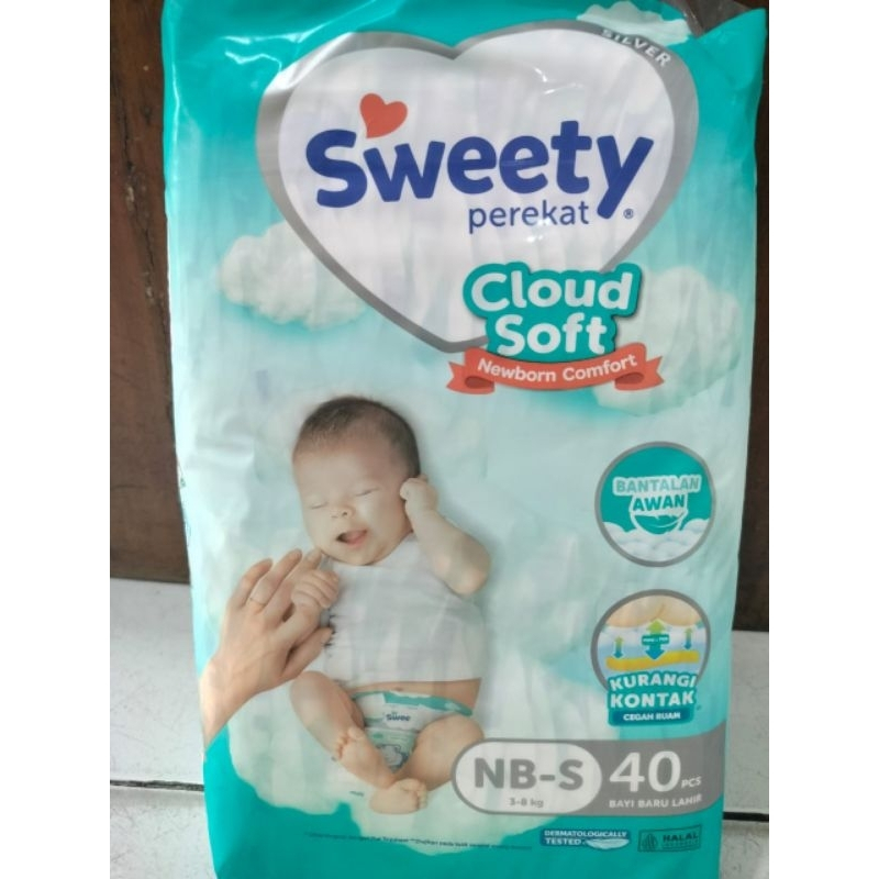 Jual SWEETY SILVER CLoud Soft PEREKAT NBS.40 (Kemasan baru) | Shopee ...