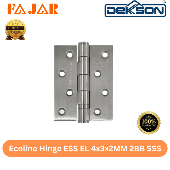 Jual Engsel Hinge Ecolin Dekkson 4 inch ESS EL 4X3X2MM 2BB SSS Ori | Shopee Indonesia