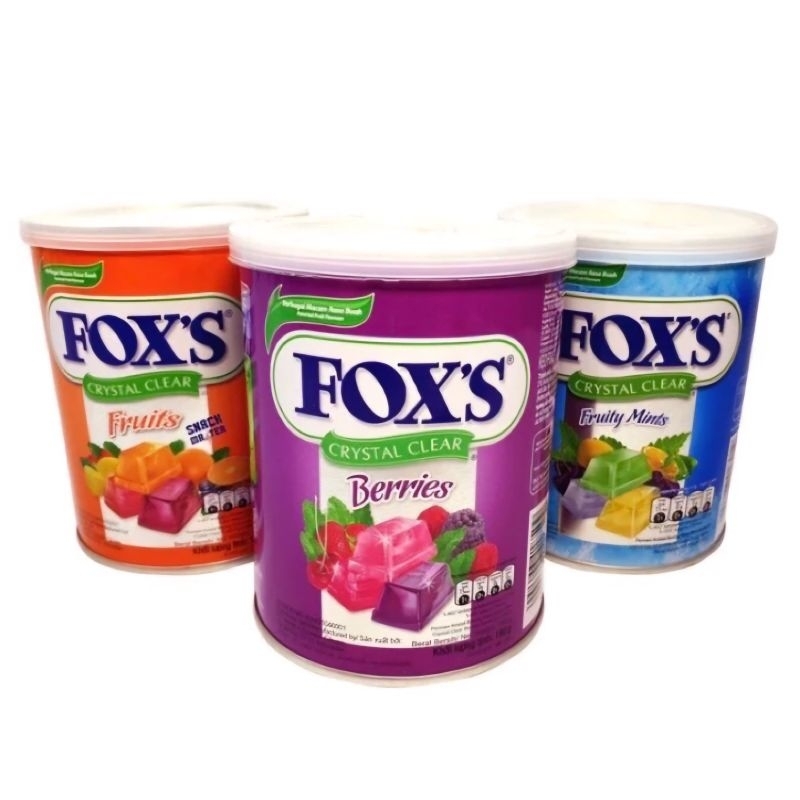 Jual AGATHA OLSHOP - PERMEN FOX'S CRYSTAL CLEAR KALENG 180 gr VARIAN ...