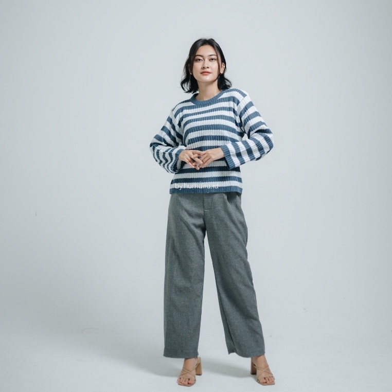 Jual Sweater rajut oversize baju atasan wanita terbaru lengan panjang korean style / Atasan ...