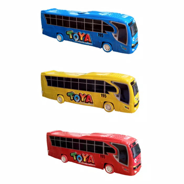 Jual Mainan Bus Toya Mobil Mobilan Bis The Little Bus Toya WJS 159 | Shopee Indonesia
