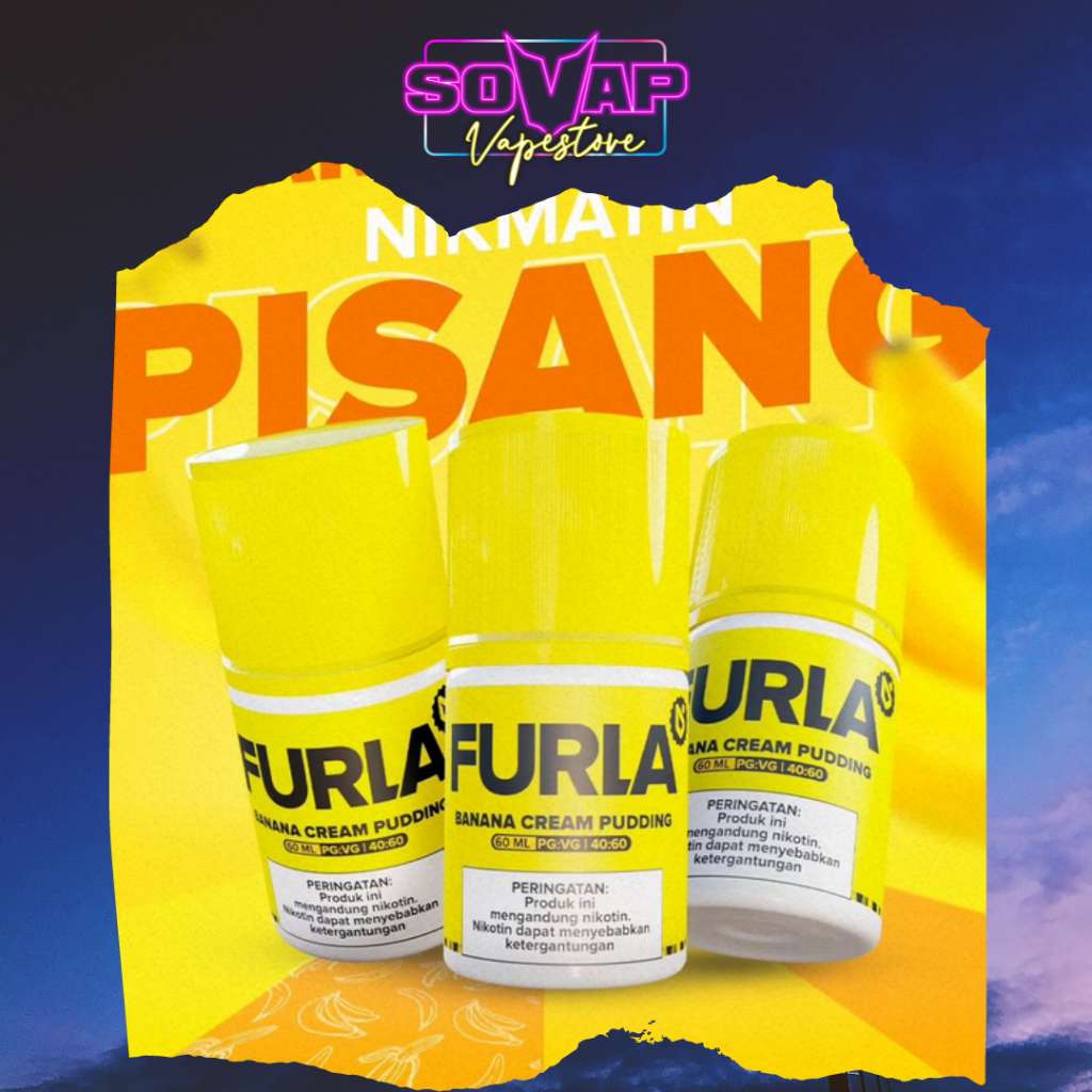 Jual Furla Banana Cream Pudding 3mg & 6mg 60ml | Shopee Indonesia