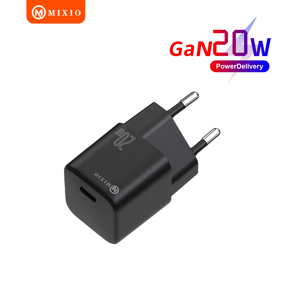 Jual MIXIO MC-01 USB-C 20W Power Adapter Charger for iPhone & Android ...