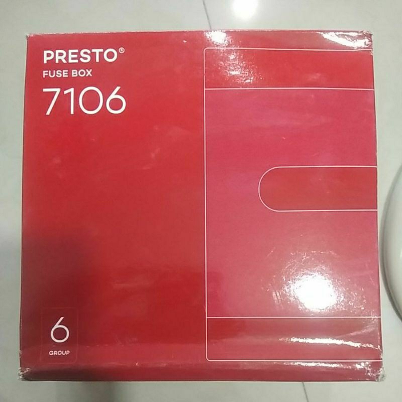 Jual MCB BOX 6 GROUP PRESTO FUSE BOX 7106 | Shopee Indonesia