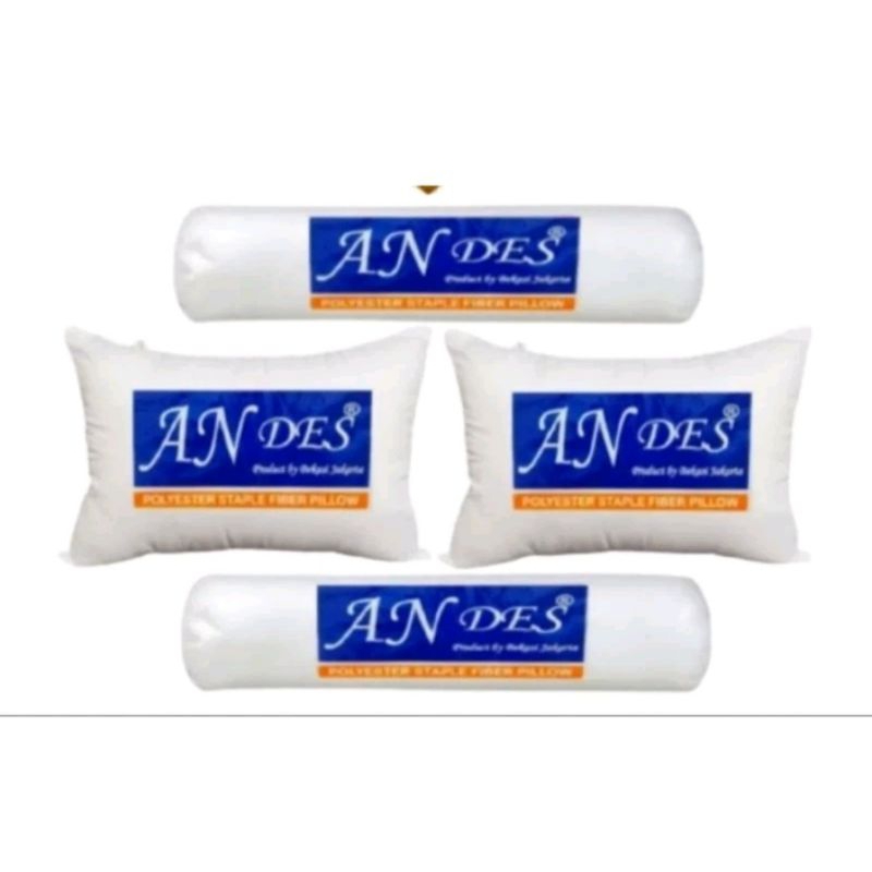 Jual Andes Paket 2 Bantal 2 Guling (isi 4 pics/Bundle 4 100%silikon ...