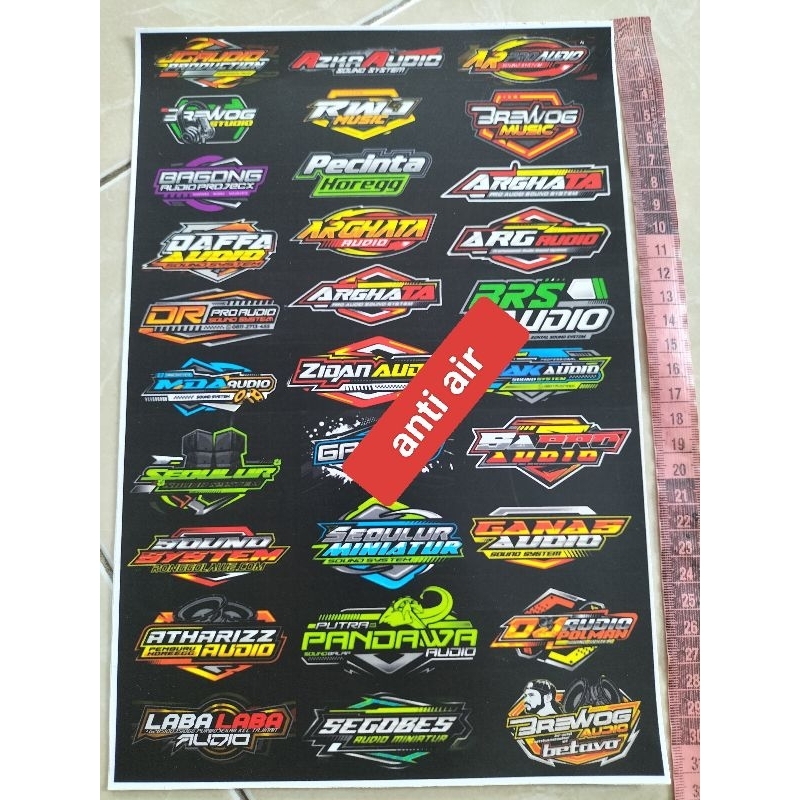 Jual Stiker Sound System | Stiker Audio | Stiker Sound System Audio ...