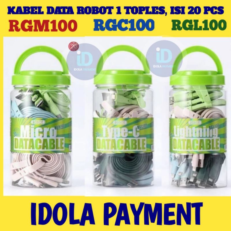 Jual Kabel Data Robot RGM100,RGC100,RGL100 (1 Toples isi 20 pcs) | Shopee Indonesia