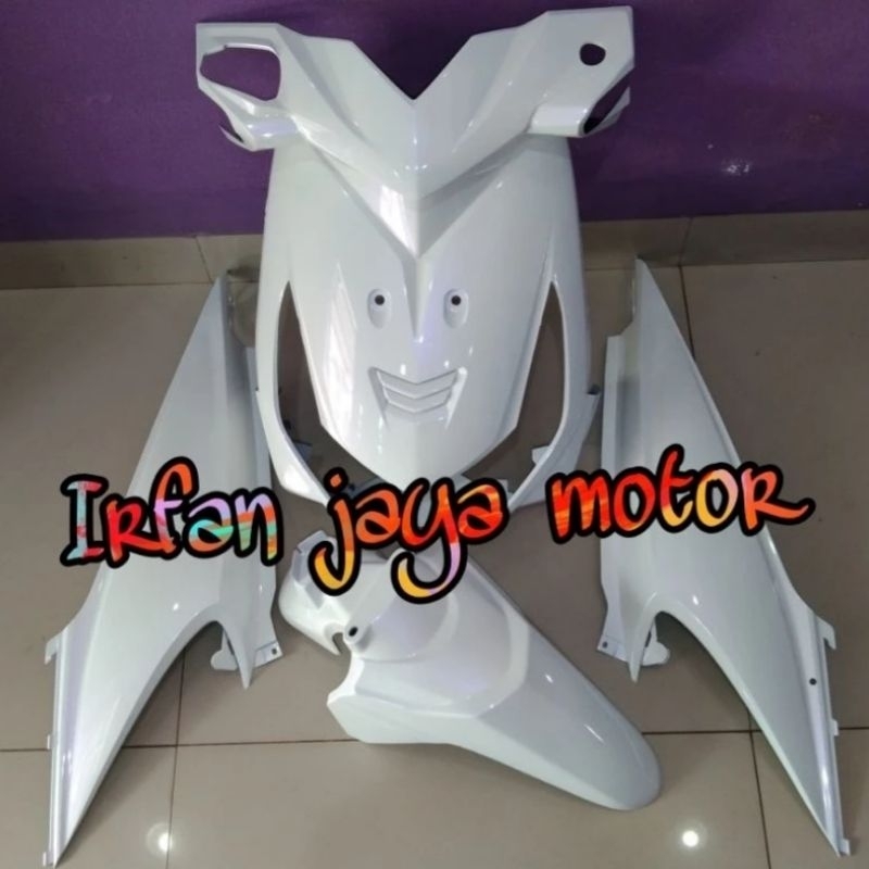 Jual Full bodi Halus Cover body full halus Honda beat karbu putih 2010 ...