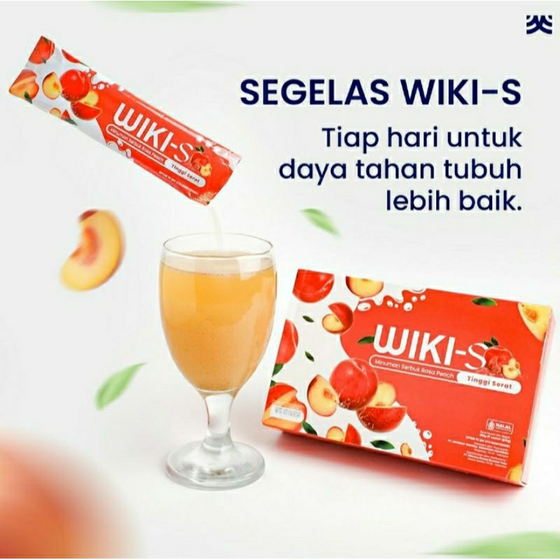 Jual WIKI-S Minuman Fiber serbuk Rasa Peach by Wikinara Dr Oky Pratama ...