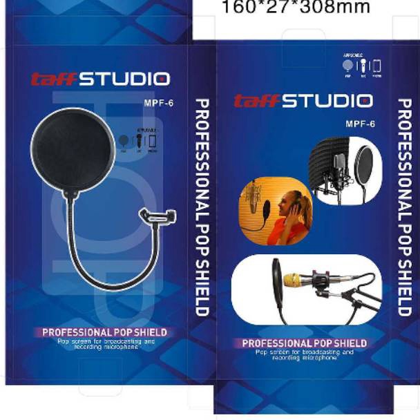 Jual br Pop Filter Shield Filter Mikrofon Dual Layer BOP MPF6 Sale ...