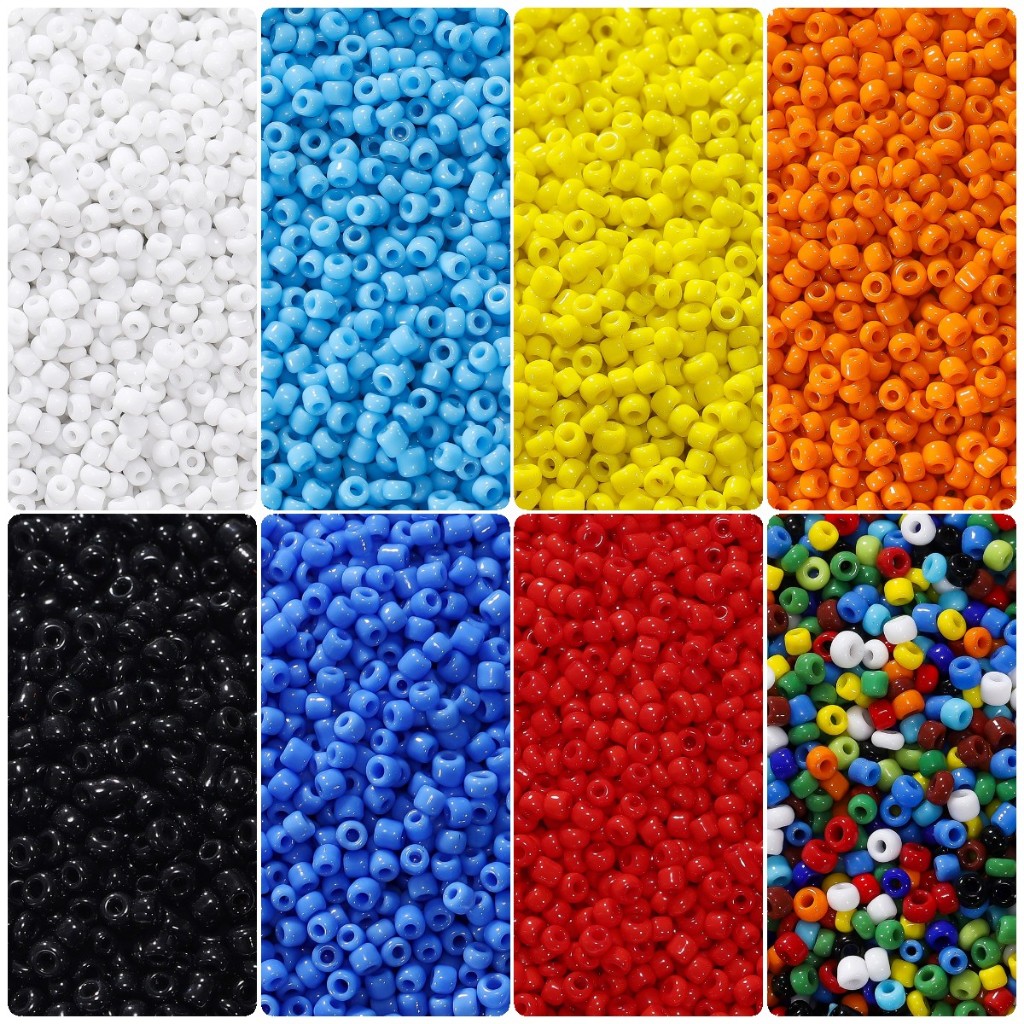 Jual St.Kunkka 2mm 500 pcs kaca beras manik -manik biji dan manik ...