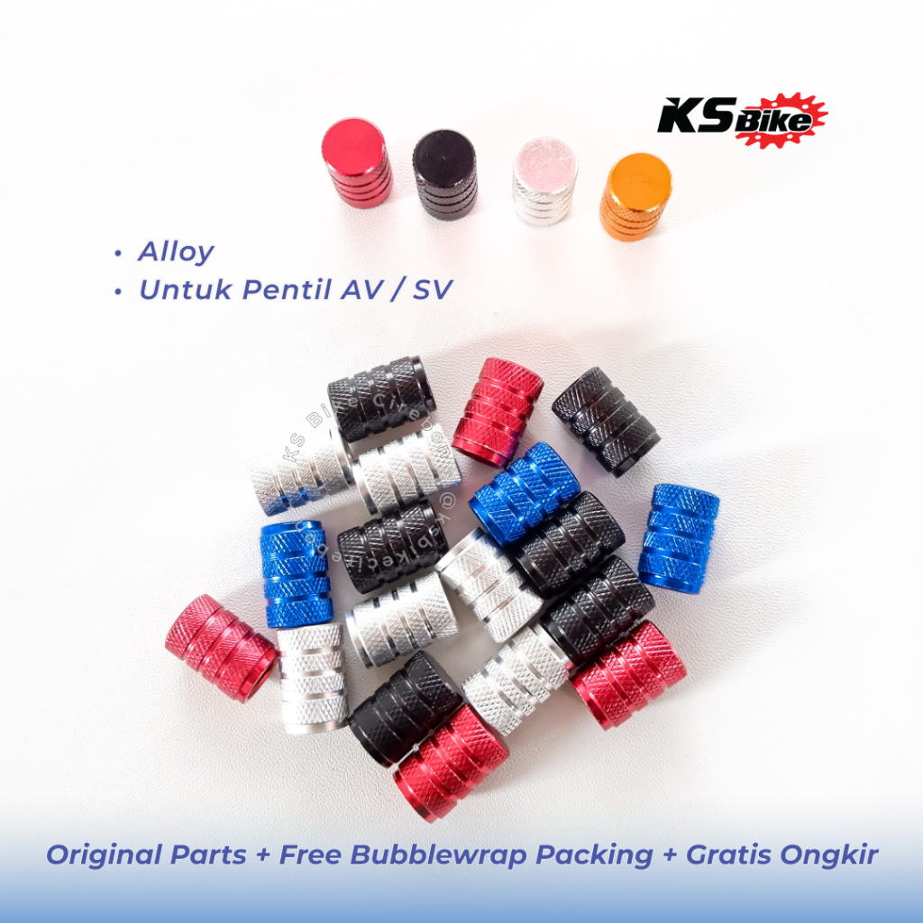 Jual Tutup Pentil Ban Alloy AV Schrader Cop Dop Pentil Besar Alumunium ...