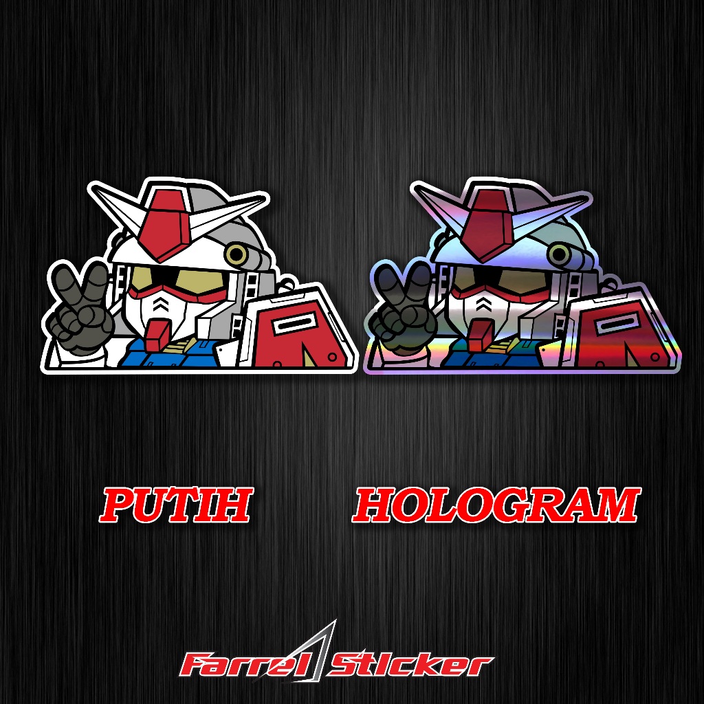 Jual Stiker Gundam Sticker Robot Hologram | Shopee Indonesia