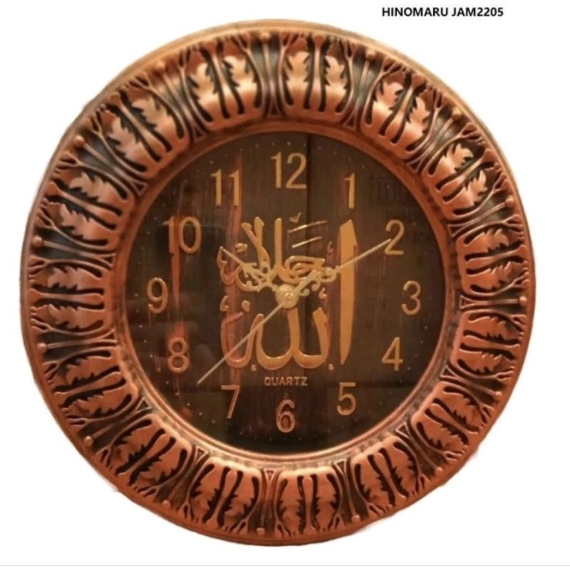 Jual jam kaligrafi / Jam Dinding kaca HINOMARU JAM 2203 2205 2202 2201 ...